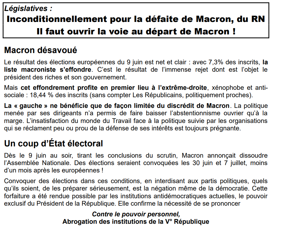 Situation française – Une contribution du camarade Morsu – Arguments ...